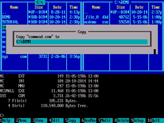 Norton Commander 1.x - Stats, Downloads and Screenshots :: WinWorld